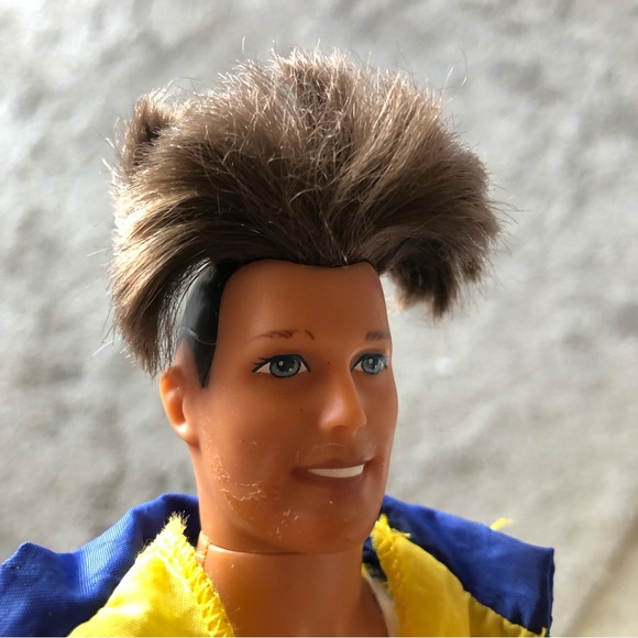 Barbie | Toys | Vintage 99s Barbie Shaving Fun Bearded Ken Doll Brown ...